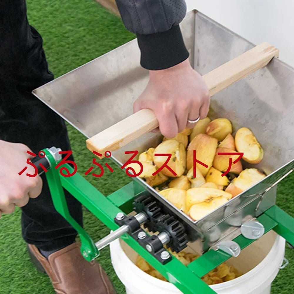 Yahoo!オークション - [A109] 7L 手回し式ステンレススチール大容量グ...