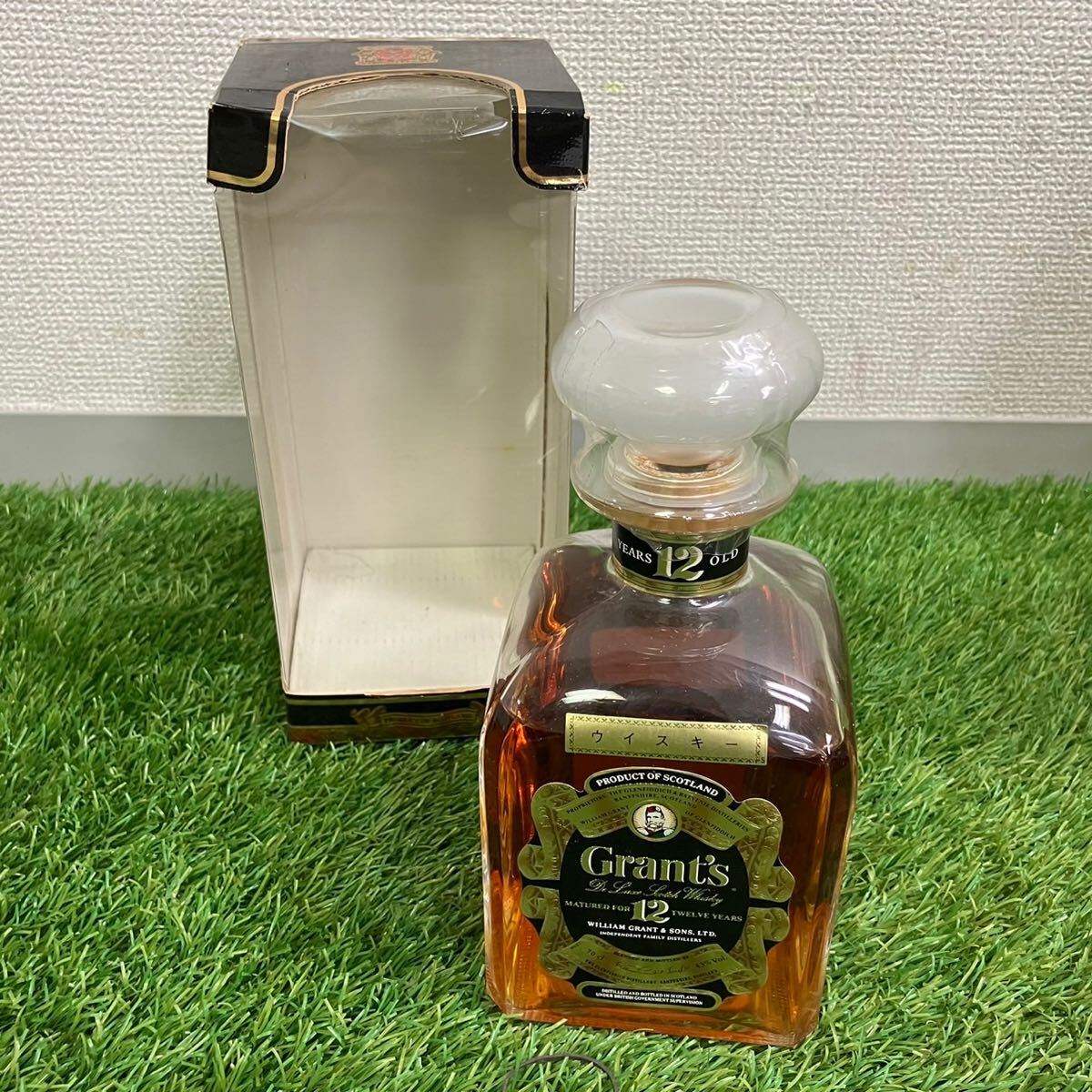 Yahoo!オークション - 12-018 古酒 スコットランド Grant 's YEARS 12 ...