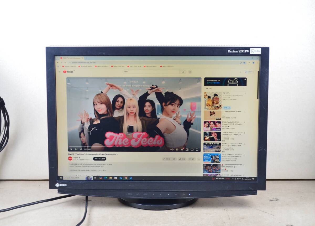 Yahoo!オークション - 5374 EIZO FlexScan S2411W 24.1型ワイド ディス...