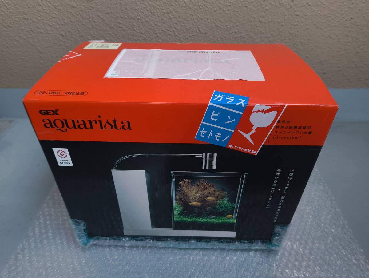 Yahoo!オークション - 中古品 GEX AQUA-U 白 水槽 アクアリウム 付属品...