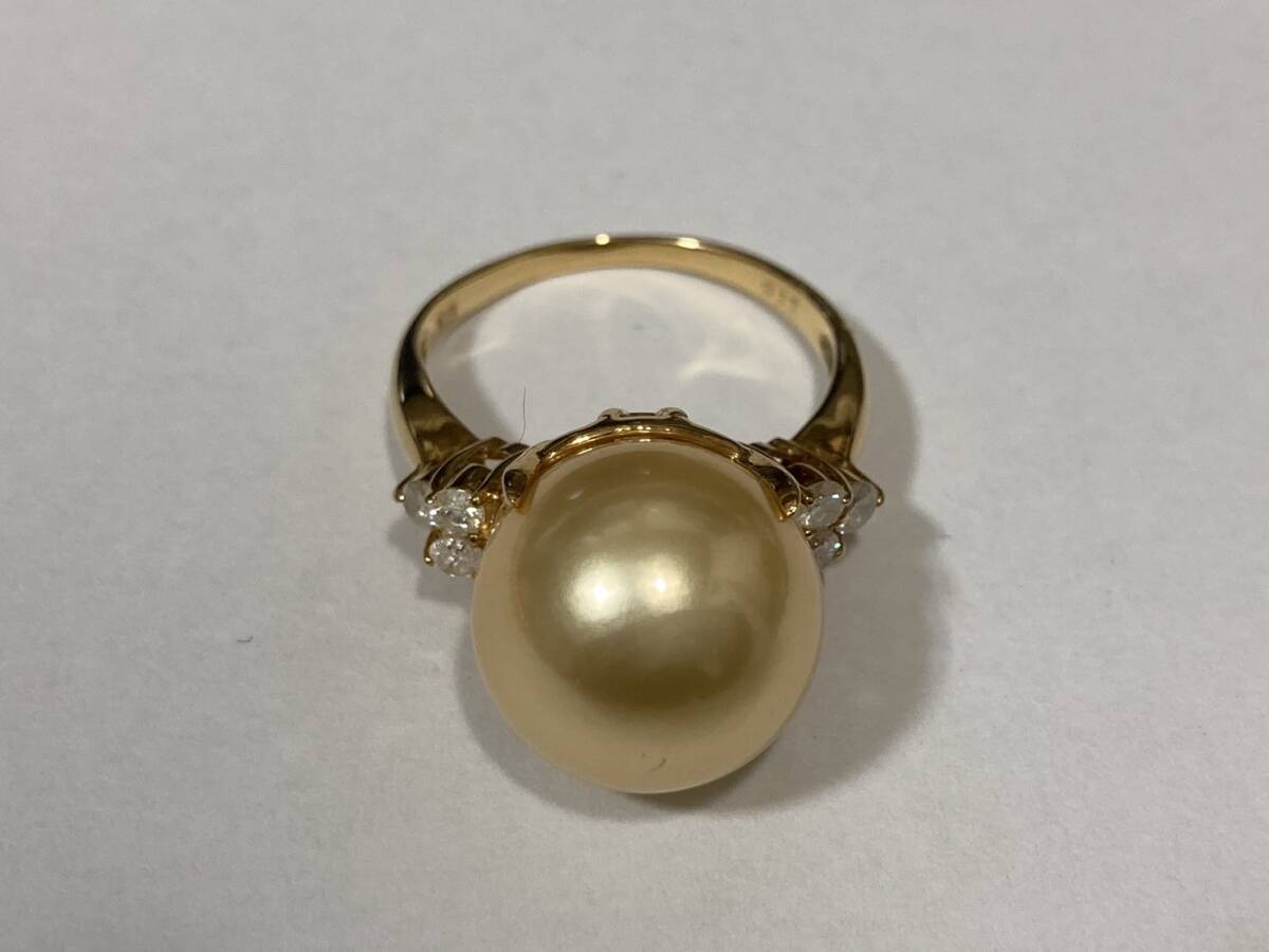 Yahoo!オークション - 27726 ゴールドパール K18 指輪 リング ジュエリ...