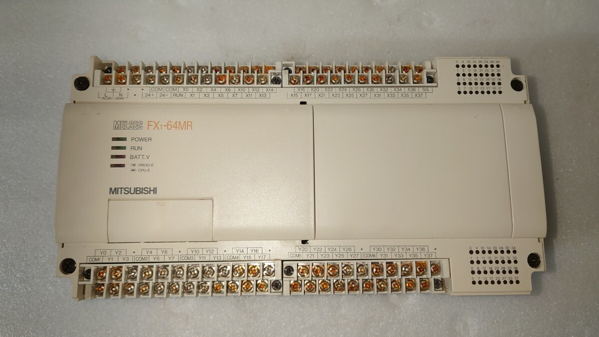 Yahoo!オークション - MITSUBISHI Fx1-64MR マイクロシーケンサ 通電未...