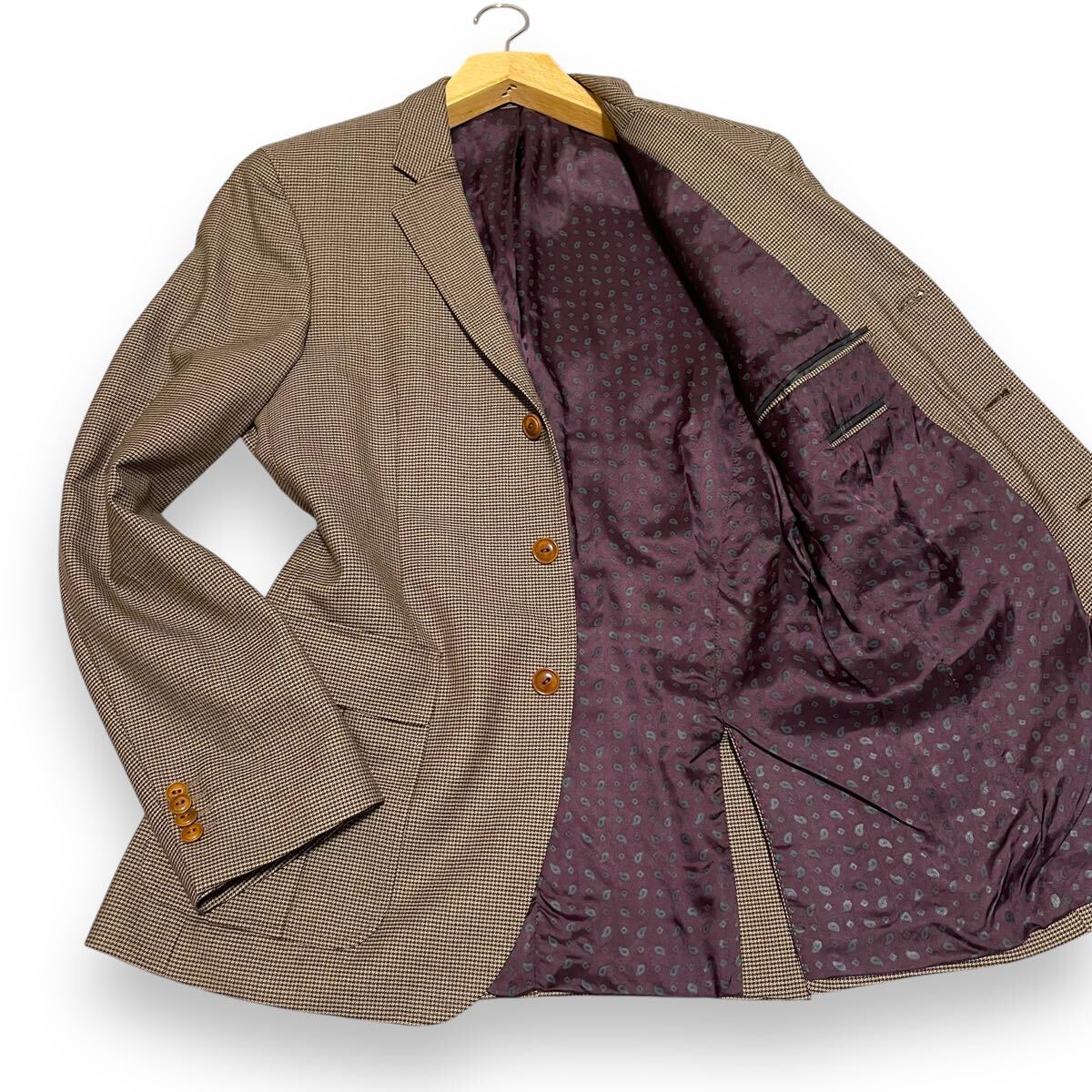 Yahoo!オークション - 美品 XL HUGO BOSS テーラードジャケット 50 ベ...