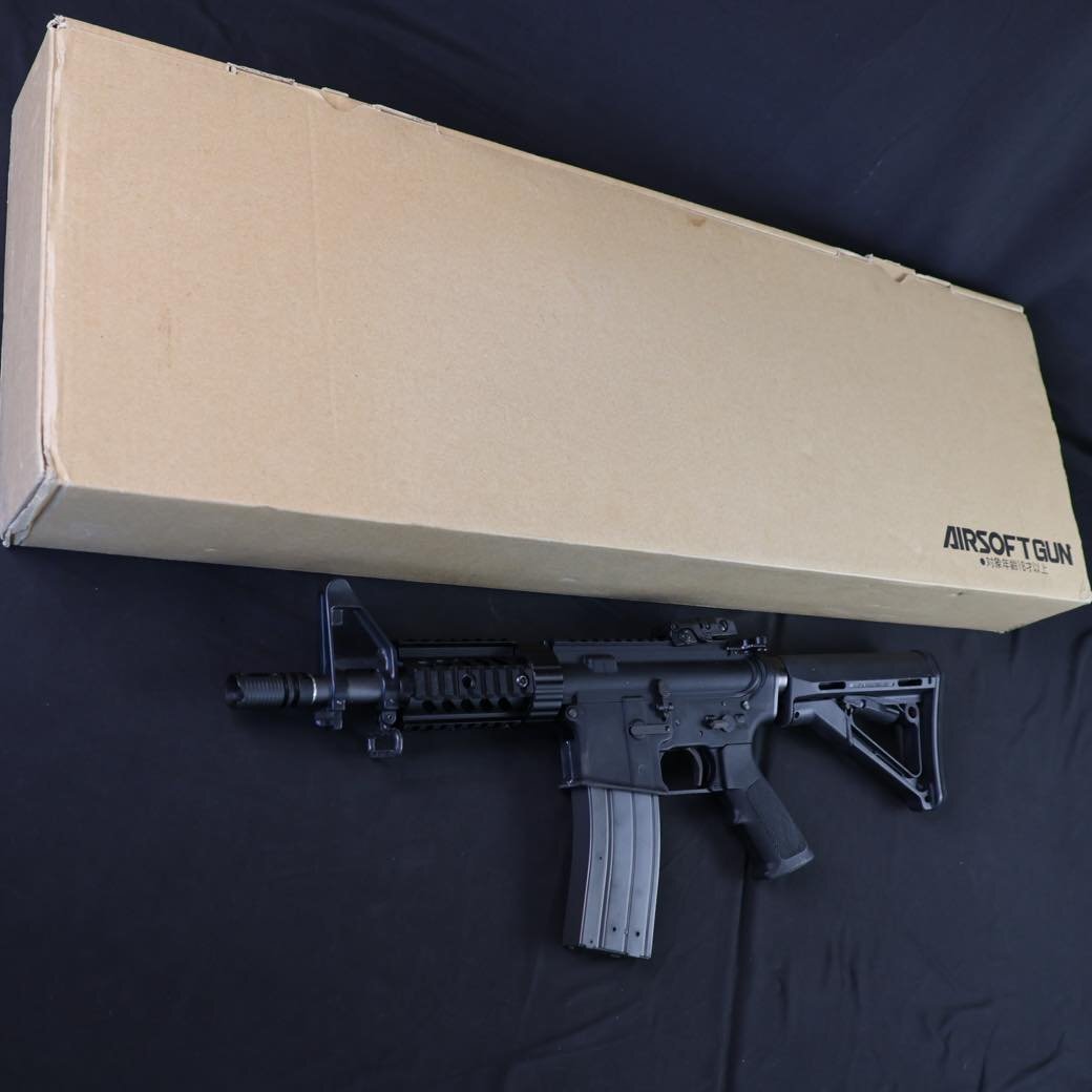 Yahoo!オークション - WESTERN ARMS M4A1 CQB-R マグプルカスタム ガス...