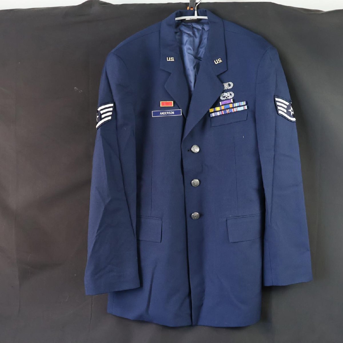 Yahoo!オークション - 米軍放出品 アメリカ軍 制服 空軍 サービスドレ...