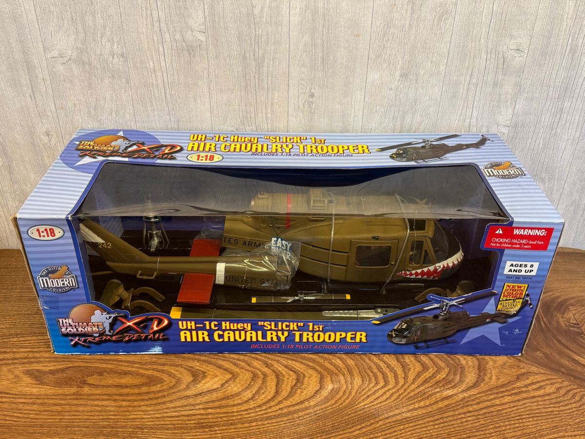 m B-273 THE ULTIMATE SOLDIER 1:18 UH-1C HueySLICK1st AIR CAVALRY TROOPER(その他)｜売買されたオークション情報 ...