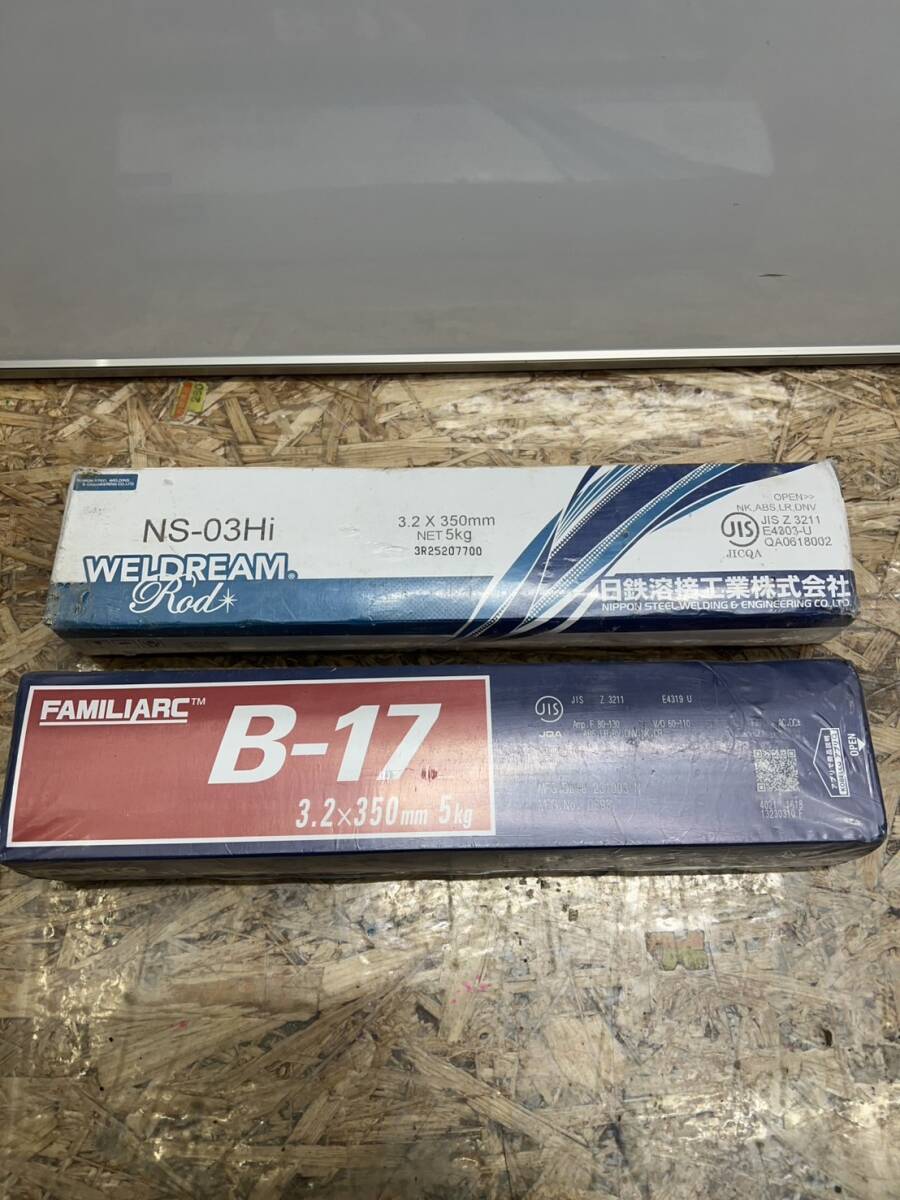 Yahoo!オークション - 送料無料h0504 日鉄溶接工業 ライムチタニヤ系被...