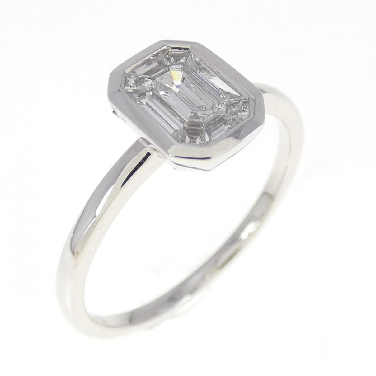 Yahoo!オークション - 【新品】K18WG ダイヤモンド リング 0.47CT