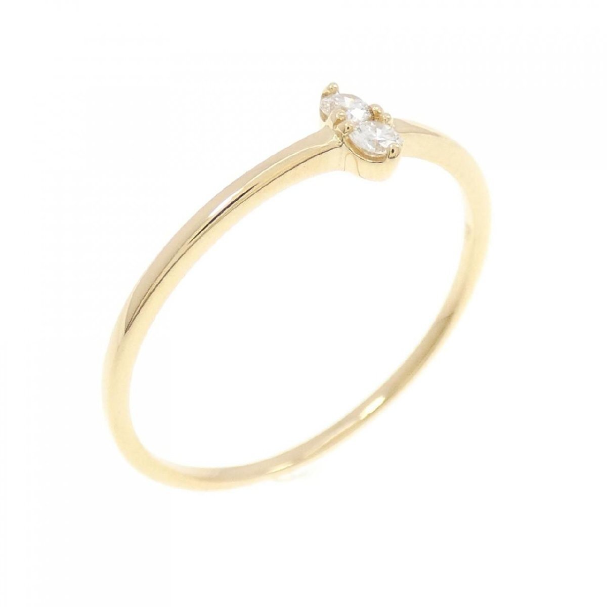 Yahoo!オークション - 【リメイク】K18YG ダイヤモンド リング 0.06CT