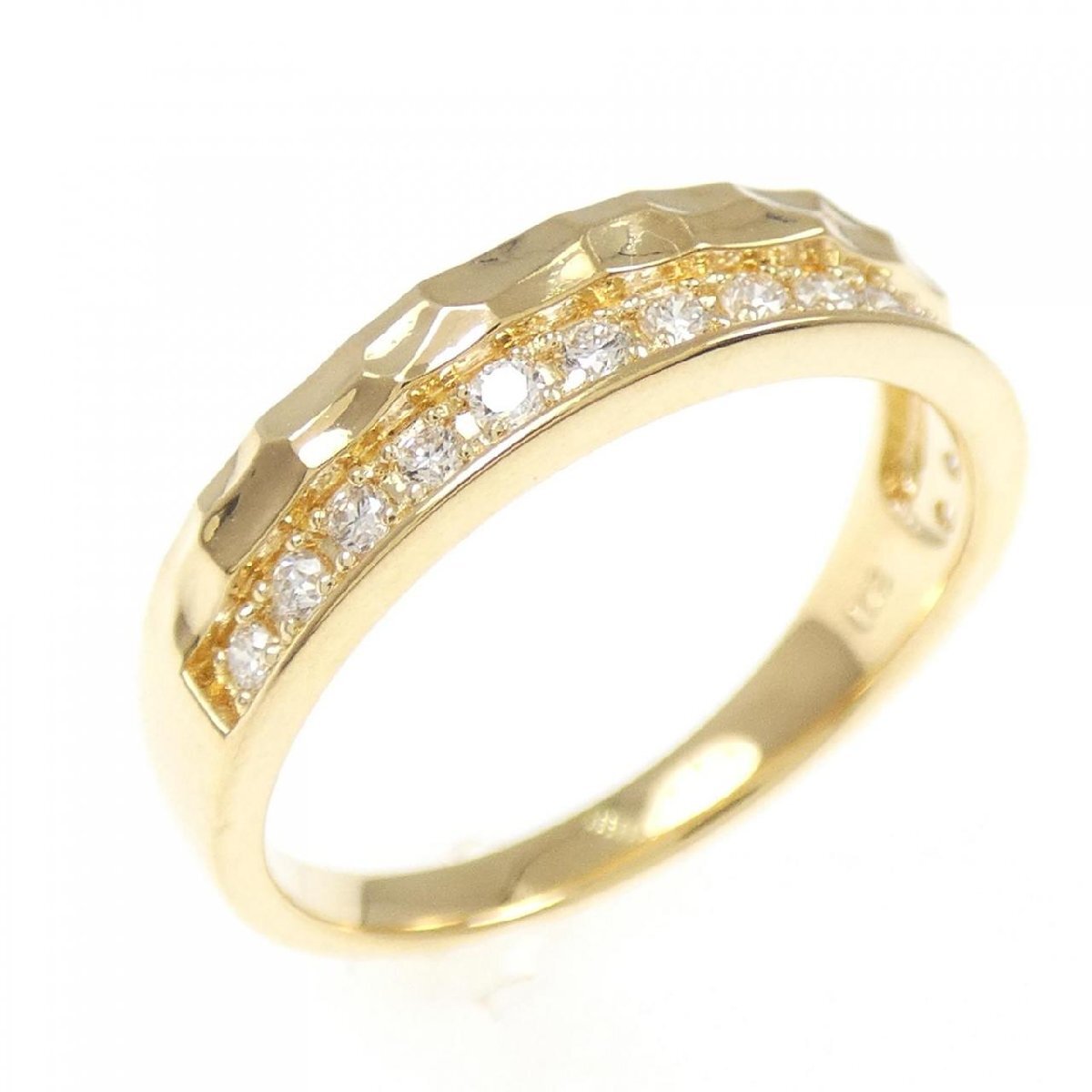 Yahoo!オークション - K18YG ダイヤモンド リング 0.17CT