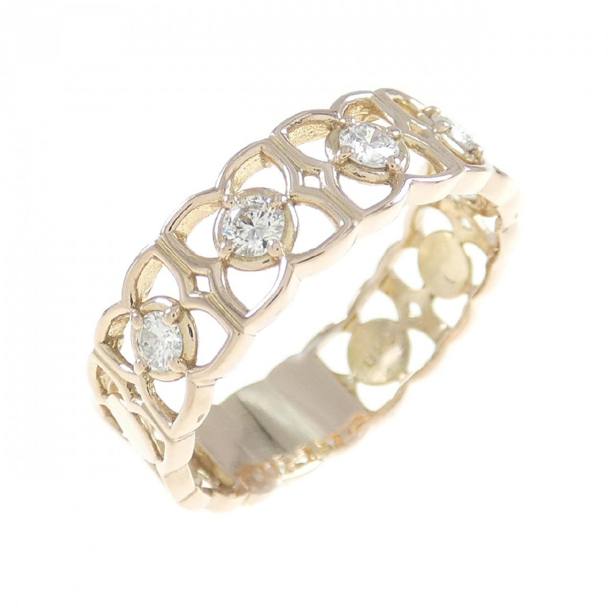 Yahoo!オークション - K18PG ダイヤモンド リング 0.29CT