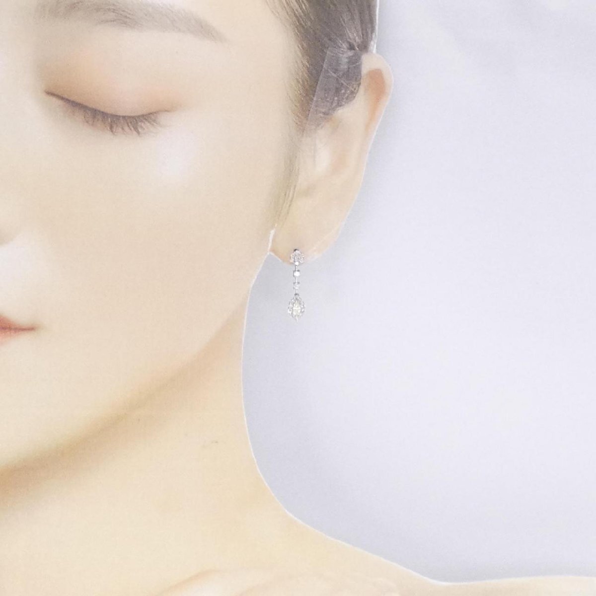 Yahoo!オークション - 【新品】PT ダイヤモンド ピアス 0.70CT