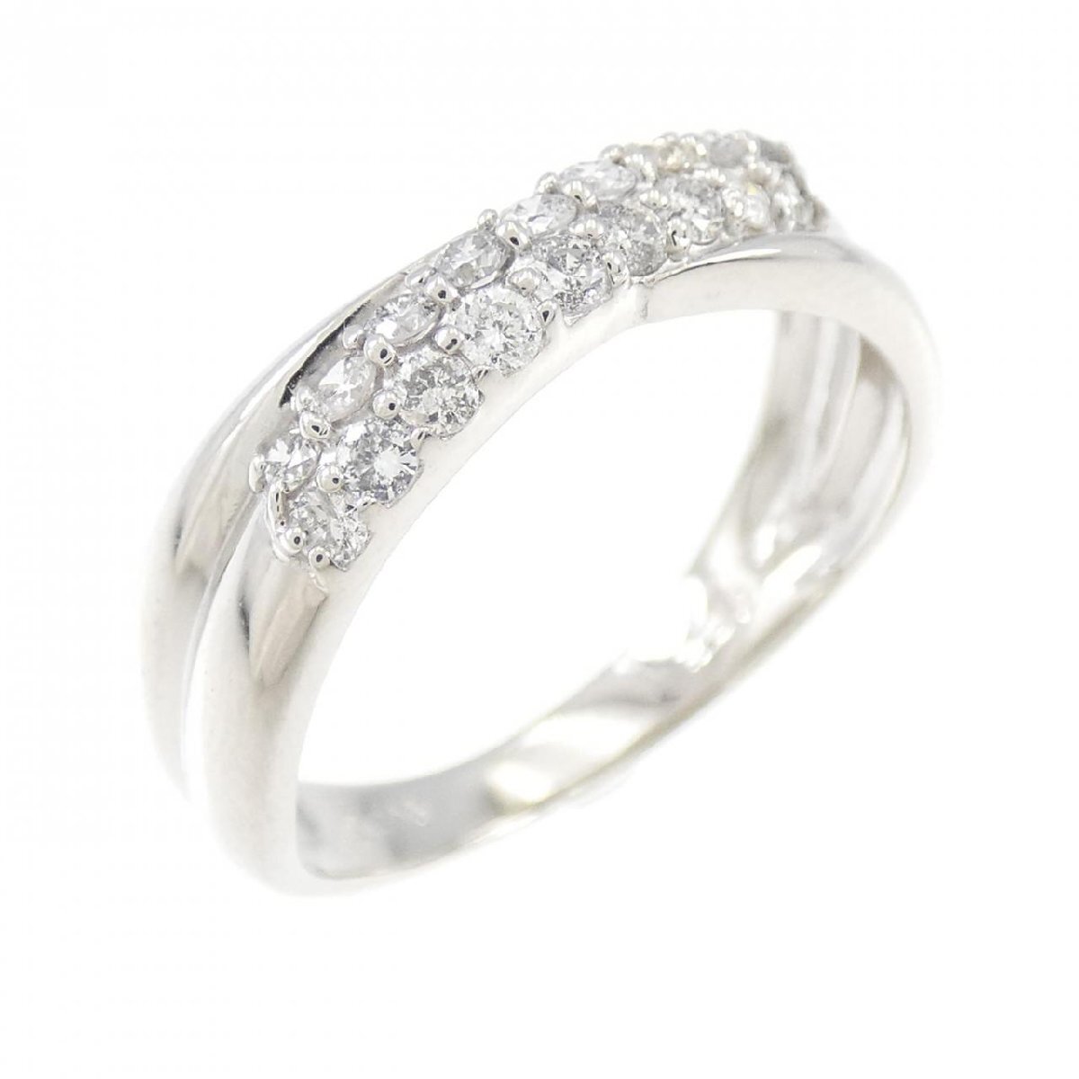 Yahoo!オークション - PT ダイヤモンド リング 0.32CT