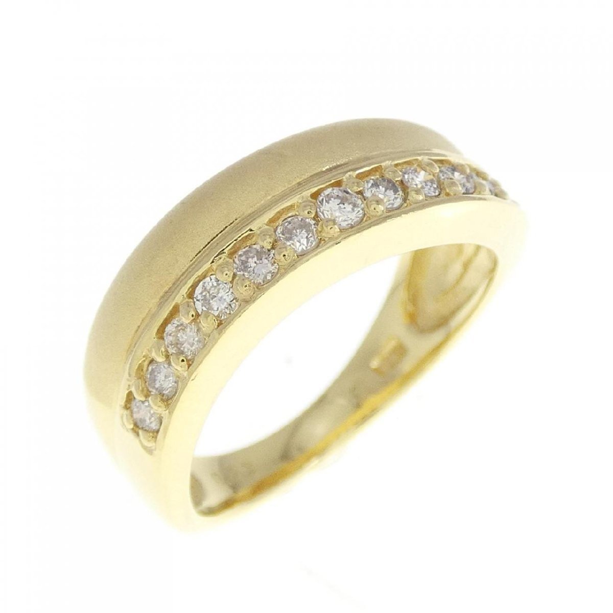 Yahoo!オークション - K18YG ダイヤモンド リング 0.23CT