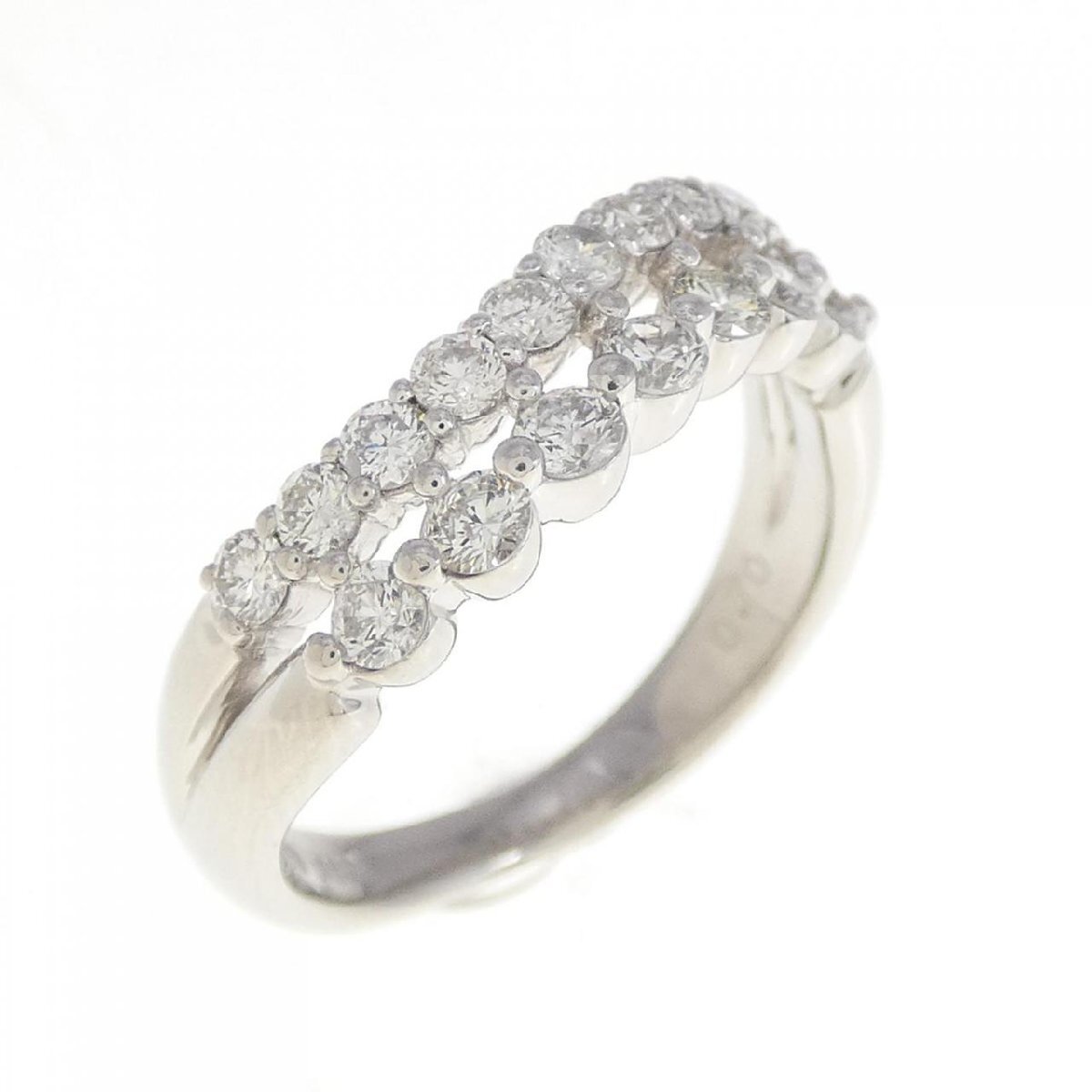 Yahoo!オークション - PT ダイヤモンド リング 0.70CT