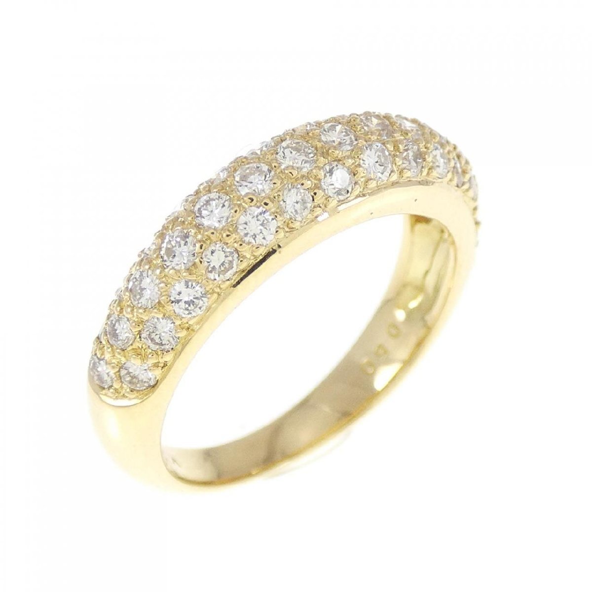 Yahoo!オークション - K18YG ダイヤモンド リング 0.50CT