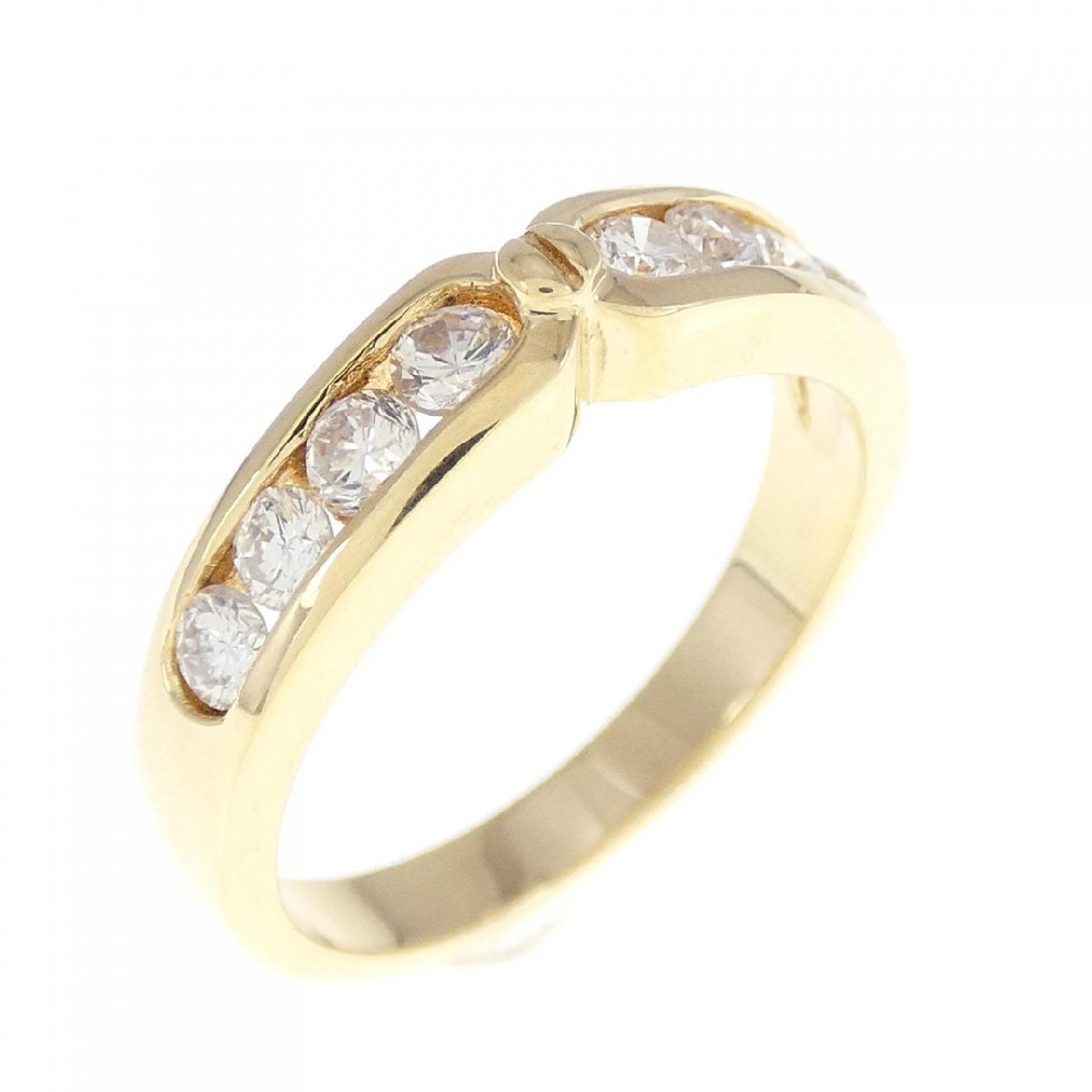 Yahoo!オークション - 750YG ダイヤモンド リング