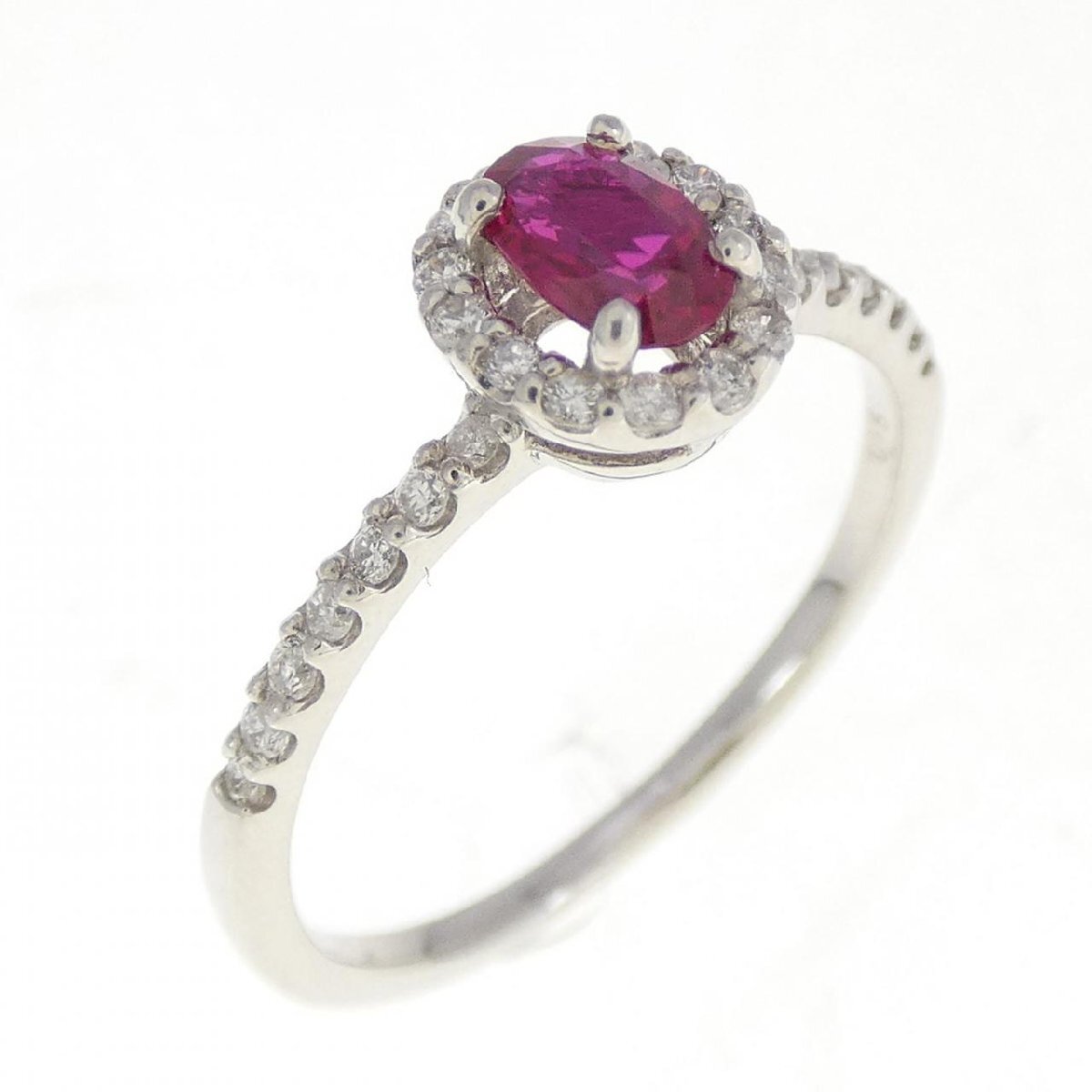 Yahoo!オークション - PT ルビー リング 0.32CT
