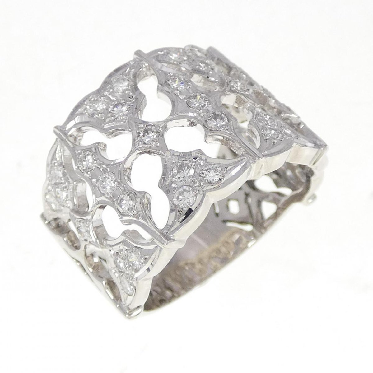 Yahoo!オークション - PT ダイヤモンド リング 0.73CT