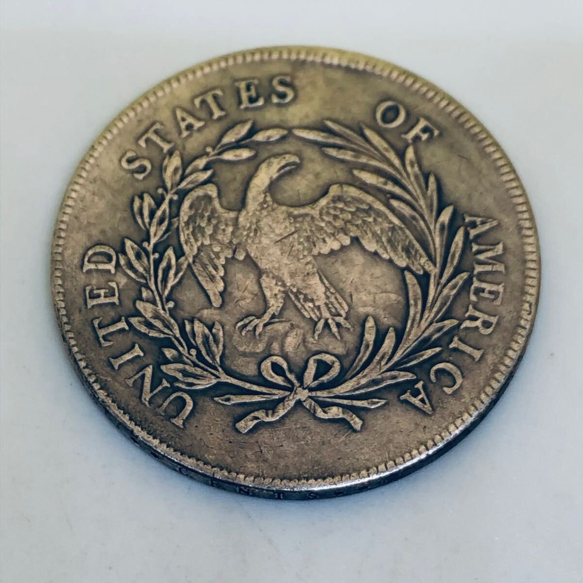 Yahoo!オークション - 銀貨 古銭 アメリカ 1797年 自由の女神 リバティ...