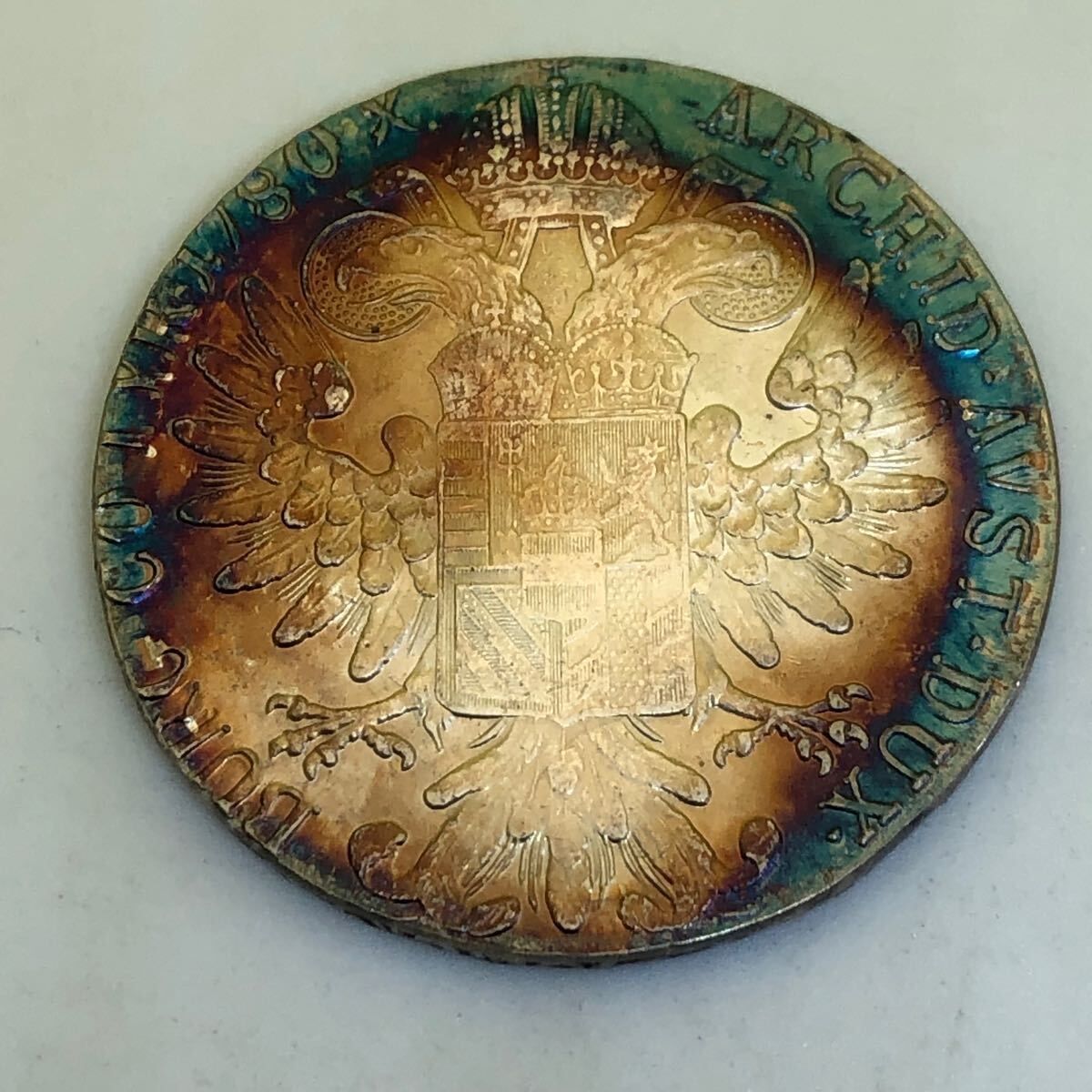 Yahoo!オークション - 【オーストリア大型銀貨】(1780年銘 26.87g 直径...