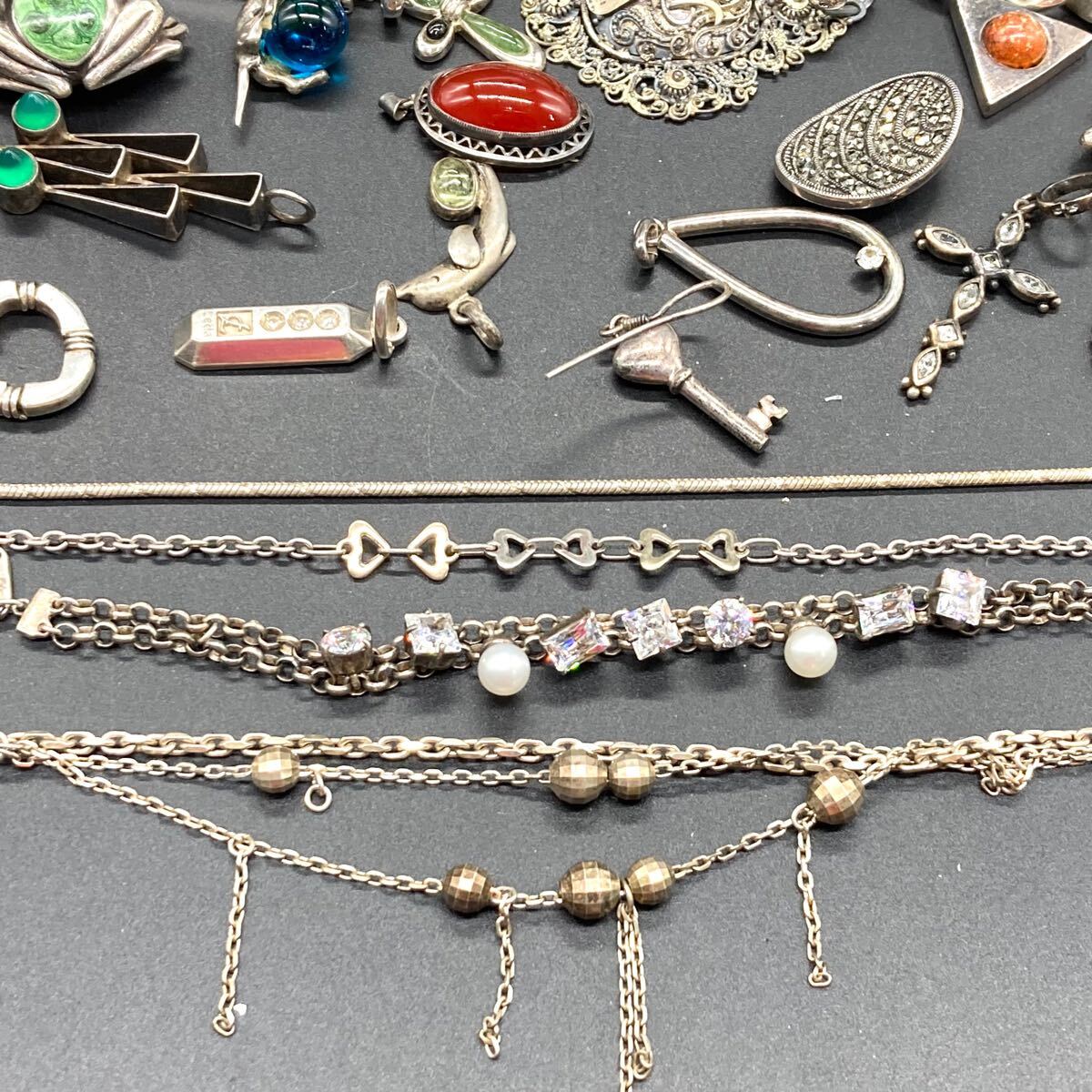 Yahoo!オークション - 1円〜スタート silver入り [アクセサリーおまと...