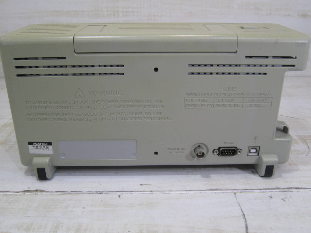 Yahoo!オークション - IWATSU 岩通 DS-5102B DIGITAL OSCILLOSCOPE