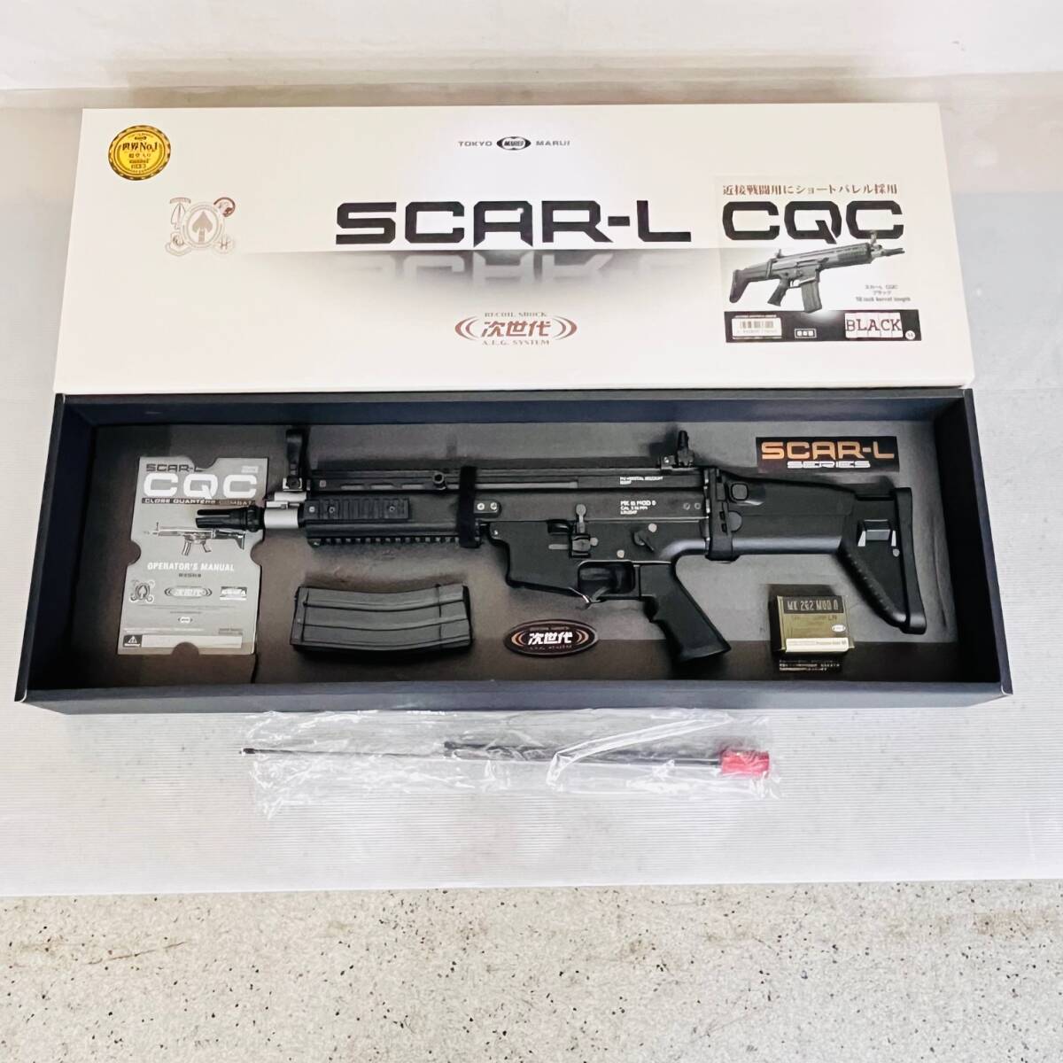 東京マルイ 次世代電動ガン SCAR-L スカーL CQC ブラック(電動ガン)｜売買されたオークション情報、yahooの商品情報をアーカイブ公開 - オークファン（aucfan.com）