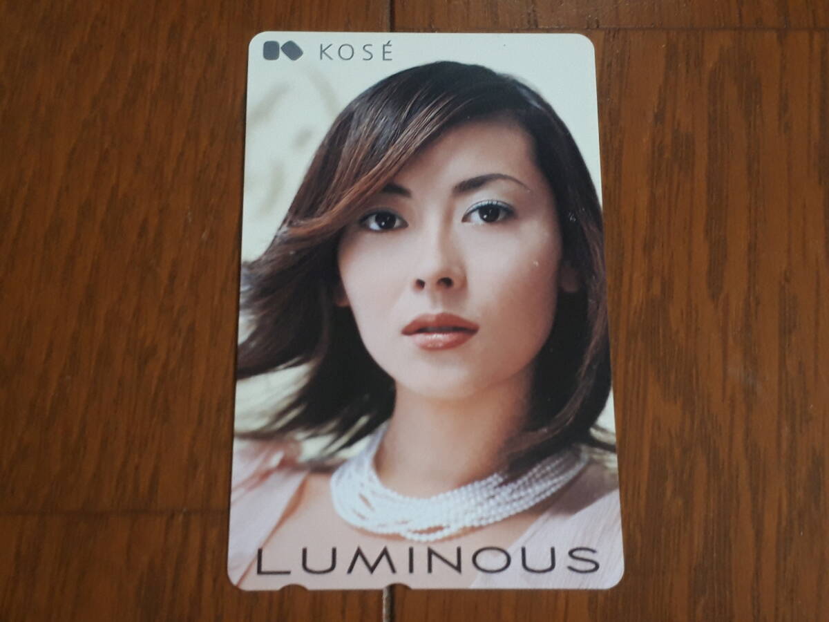 Yahoo!オークション - 中山美穂 (MIHO NAKAYAMA) / KOSE LUMINOUS / テ...