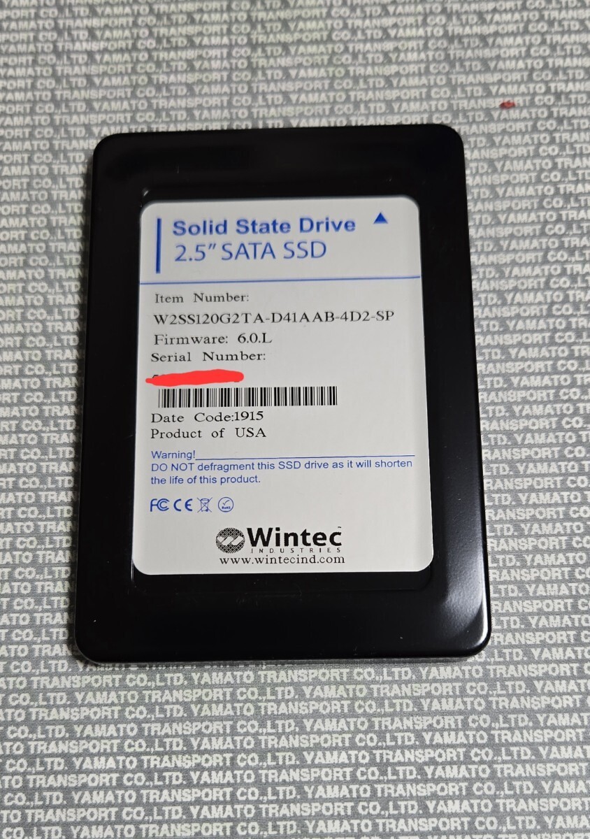 Yahoo!オークション - Wintec SSD W2SS120G2TA-D41AAB-4D2-SP 120GB SA...