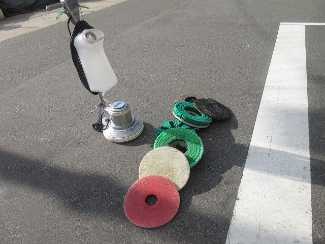 Yahoo!オークション - 8683 Hanwa アマノ武蔵 電動ポリシャー CMP-140...