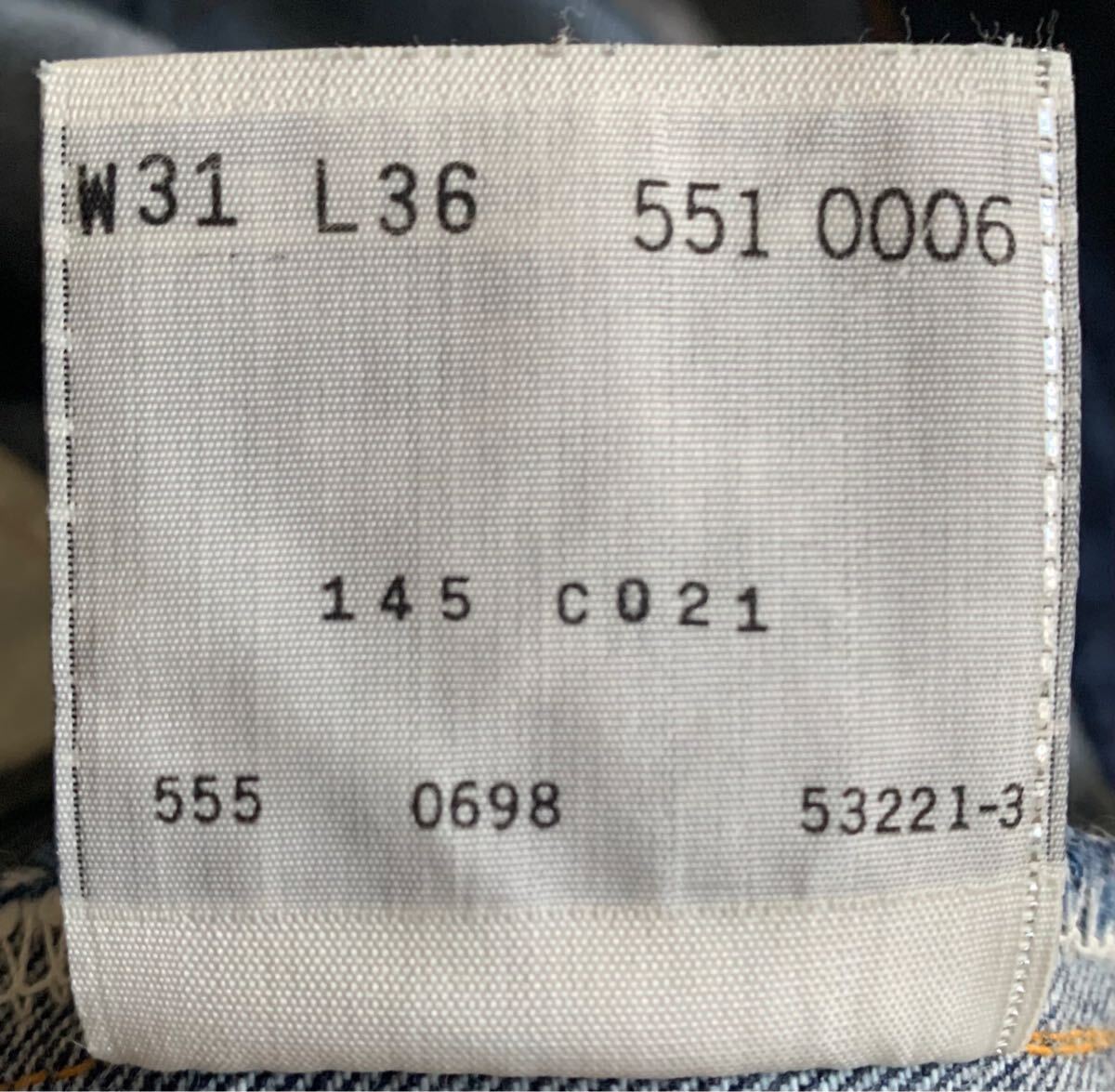 Yahoo!オークション - 濃紺美品 バレンシア 米国製 リーバイス551ZXX ...