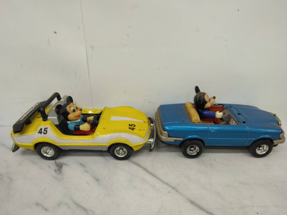 Yahoo!オークション - L18・30 ジャンク ミッキーマウスブリキのミニカ...