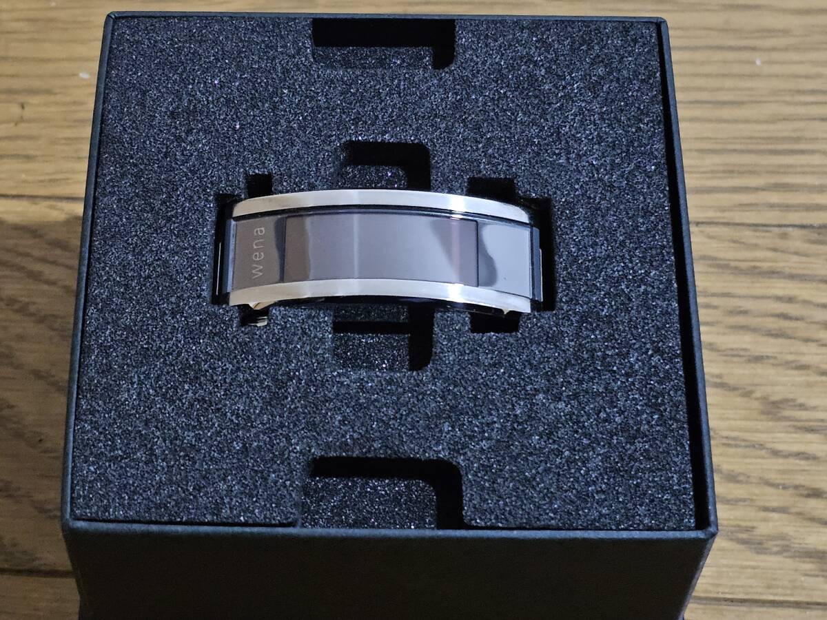 Yahoo!オークション - 【美品】SONY wena3 metal Silver WNW-B21A/S お...