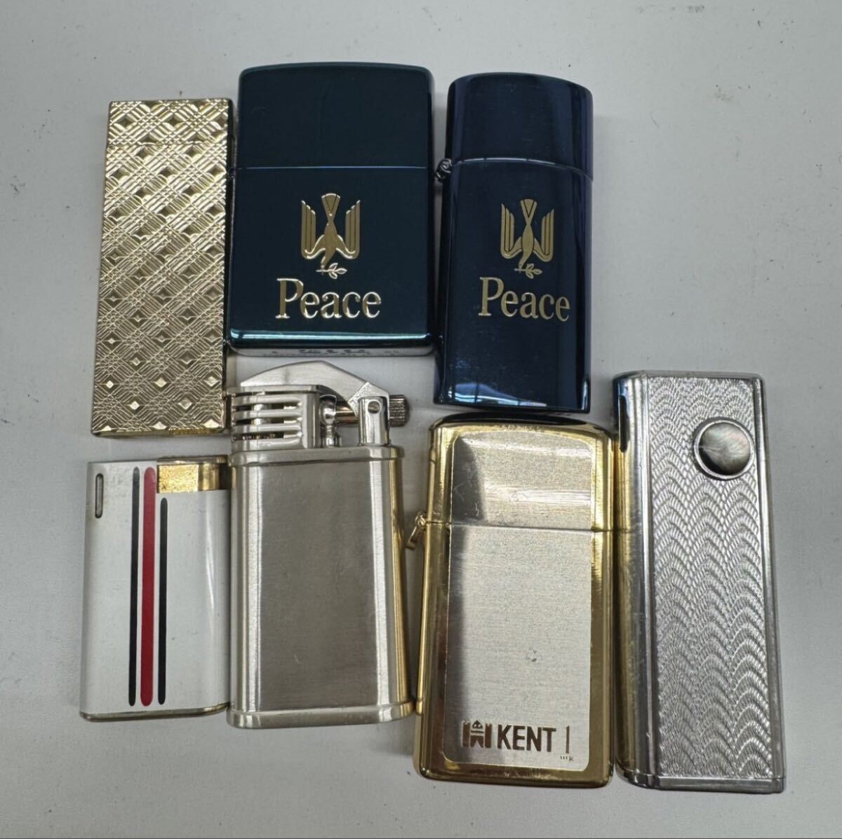 Yahoo!オークション - 10ys ライターまとめ売り / zippo ジッポー peac...