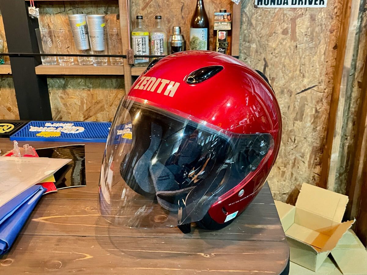 Yahoo!オークション - 中古 ZENITH YJ-5 ジェットヘルメット バイク ま...