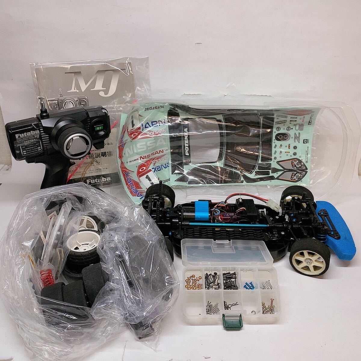 Yahoo!オークション - 【K1】 1/10 タミヤ RC TT-01 シャーシ ボディ未...