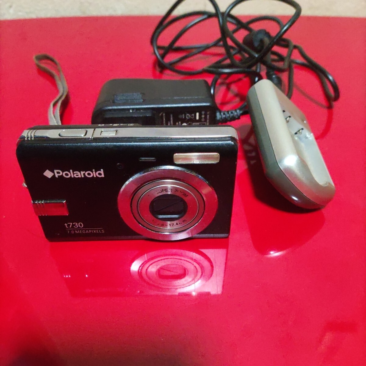 Yahoo!オークション - Polaroid コンパクトデジタルカメラt730 動作確...
