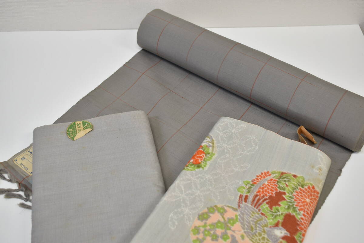 Yahoo!オークション - 【きものや】A338 すべて正絹紬 着尺反物 結城紬...