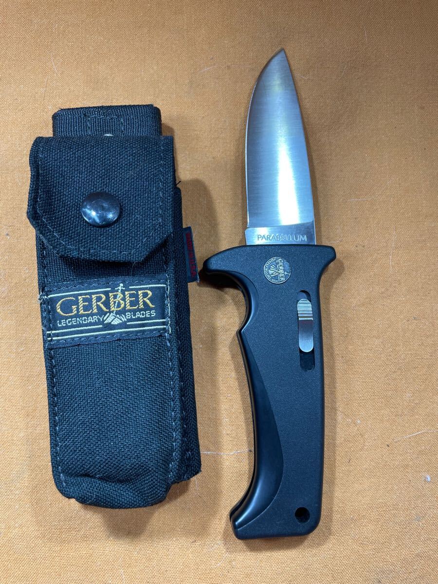 GERBER PARABELLUM ガーバー大型フォールディングナイフ コンバットナイフ アウトドアナイフ(ハンティングナイフ、狩猟刀)｜売買されたオークション情報、yahooの商品情報を ...