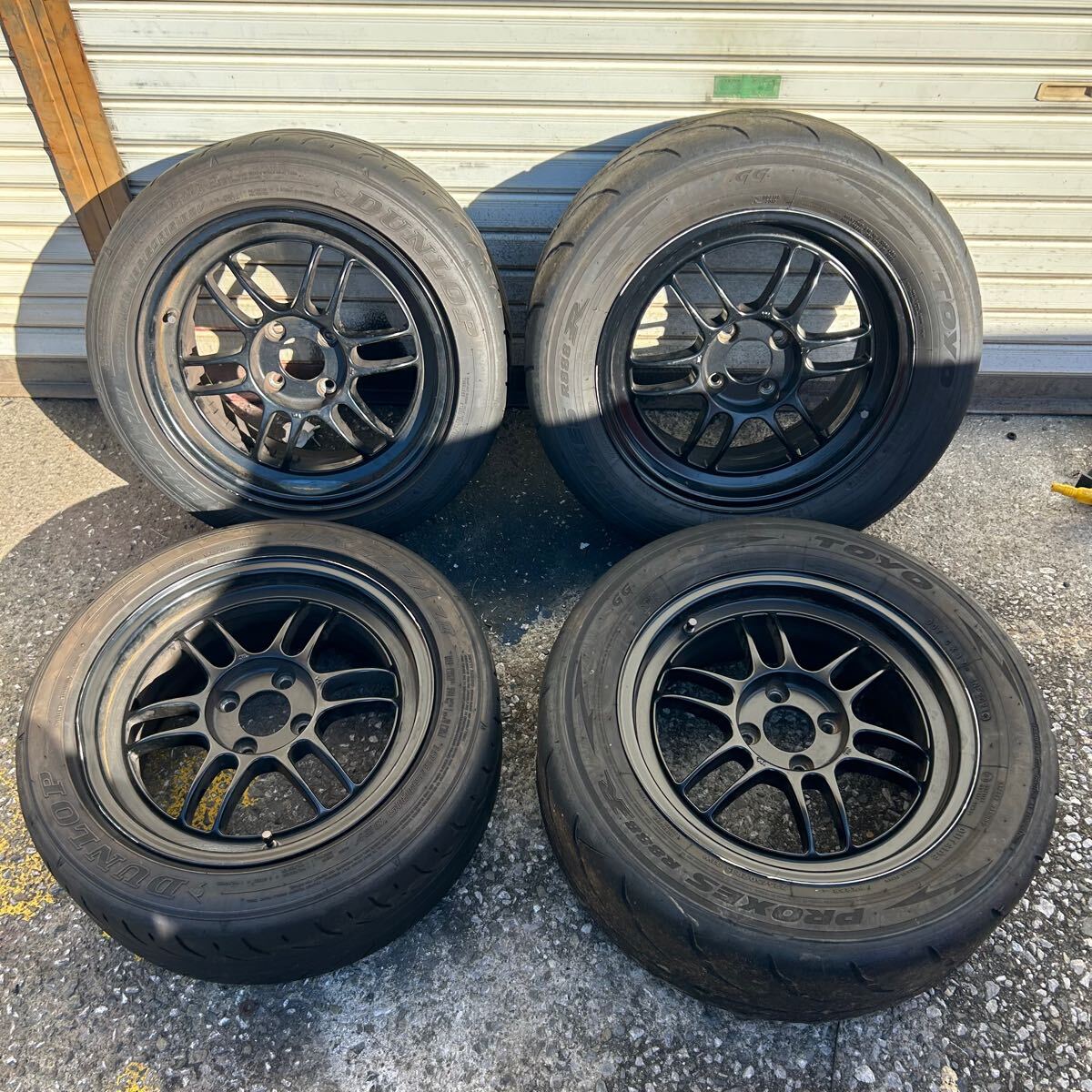 Yahoo!オークション - ENKEI RPF1 15インチ 100 4 7J +35 DIREZZA ZⅢ ...