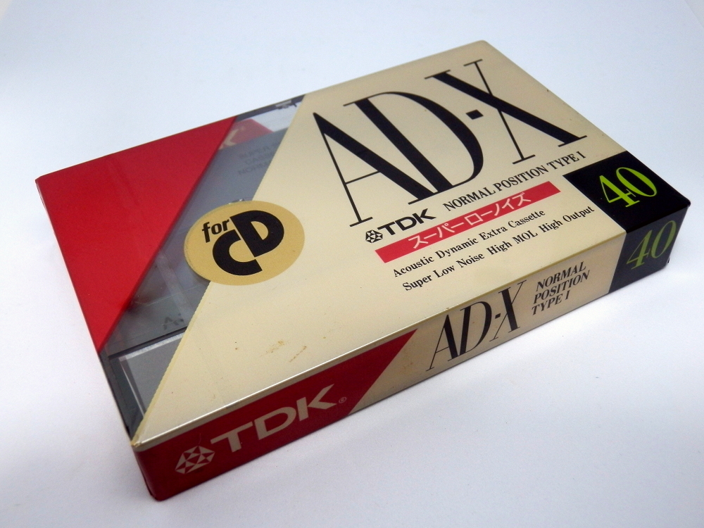 Yahoo!オークション - 未使用カセットテープ TDK AD-X 40（ AD-X40M