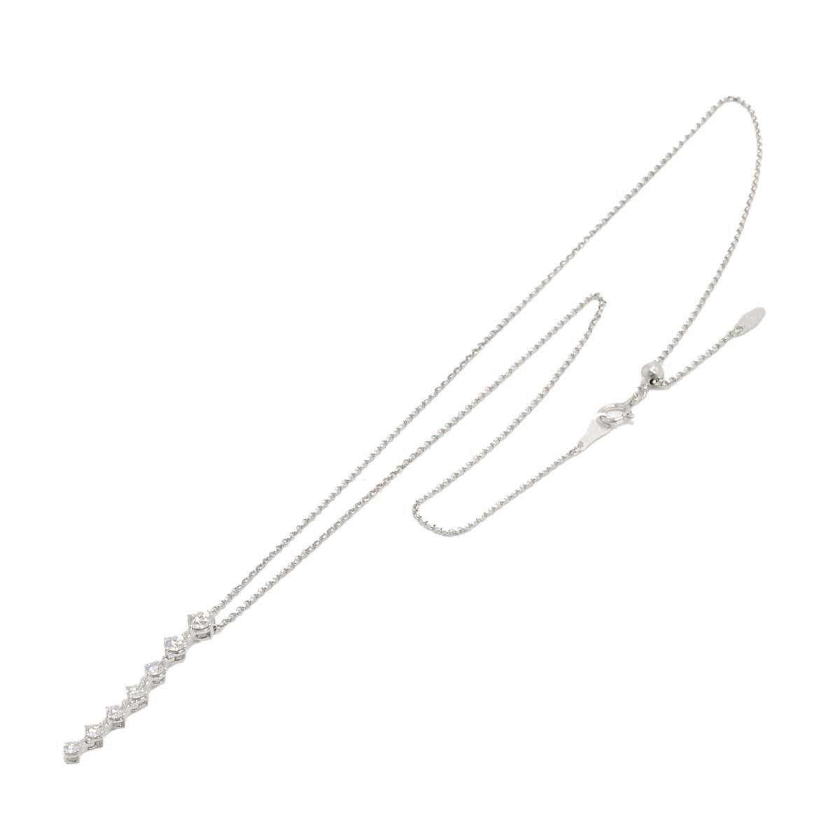 Yahoo!オークション - タサキ TASAKI ダイヤ 1.02ct ネックレス 45cm K...