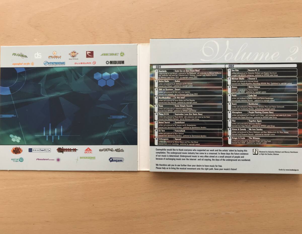 Yahoo!オークション - Various Cosmophilia Volume 2 CD ＃Progressive...