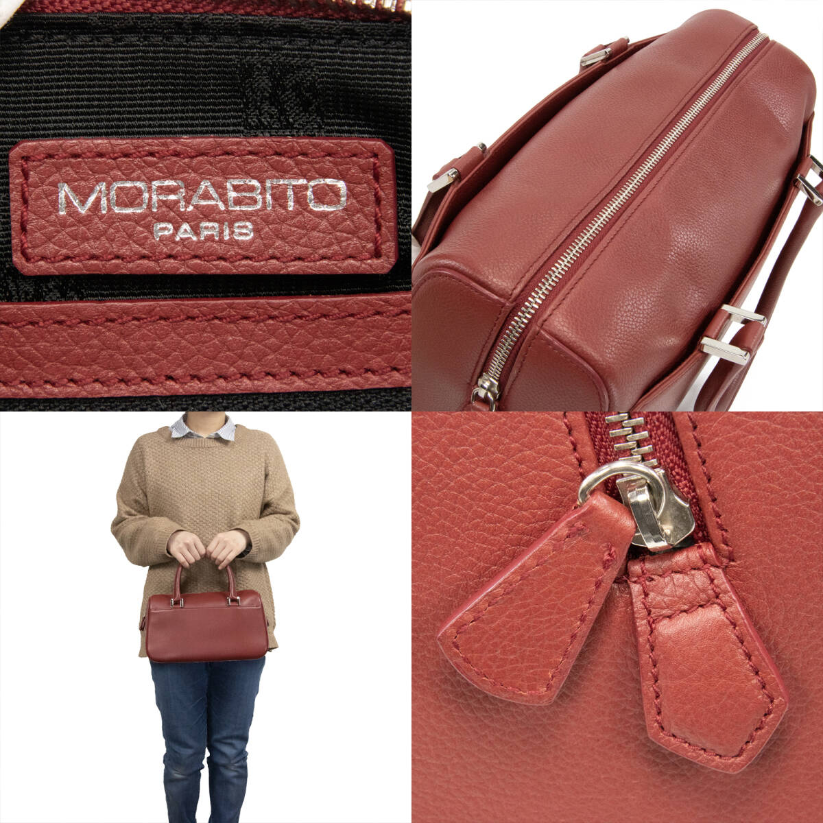 Yahoo!オークション - 本物 送料無料 モラビト ハンドバッグ 新品同様 ...