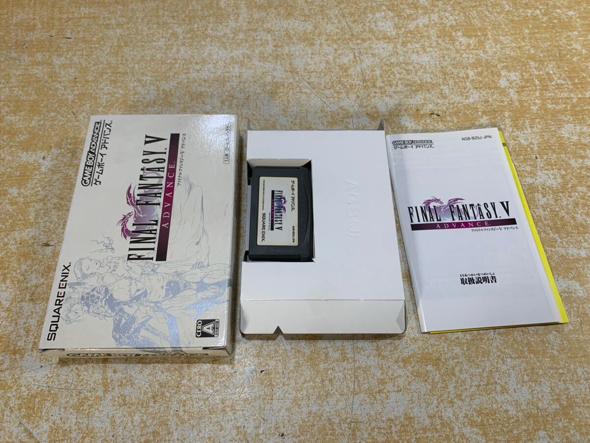 Yahoo!オークション - 美品 GBAソフト ファイナルファンタジーⅤ アド...