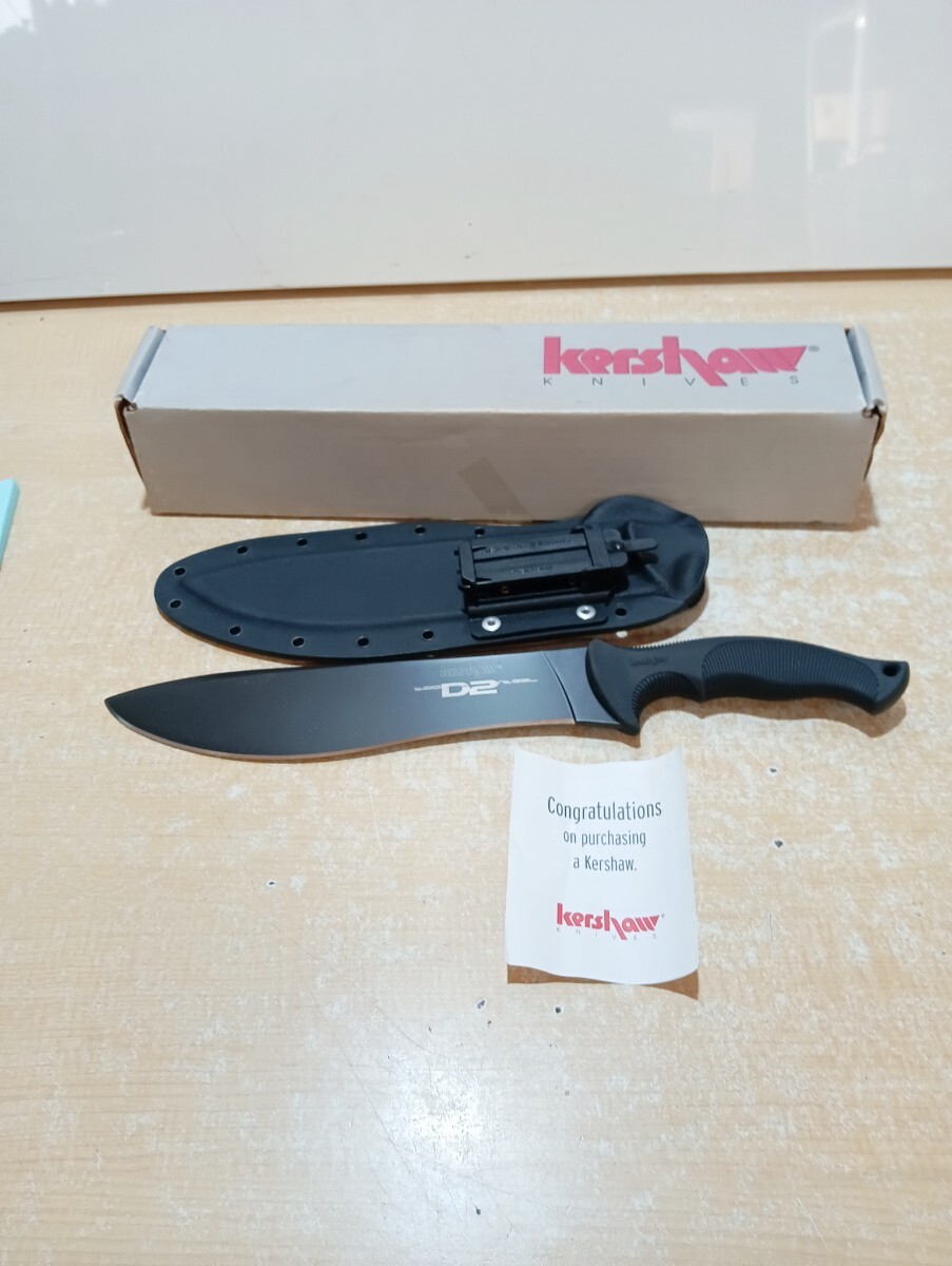 Yahoo!オークション - # Kershaw Outcast Bush Knife D2 Steel 1079