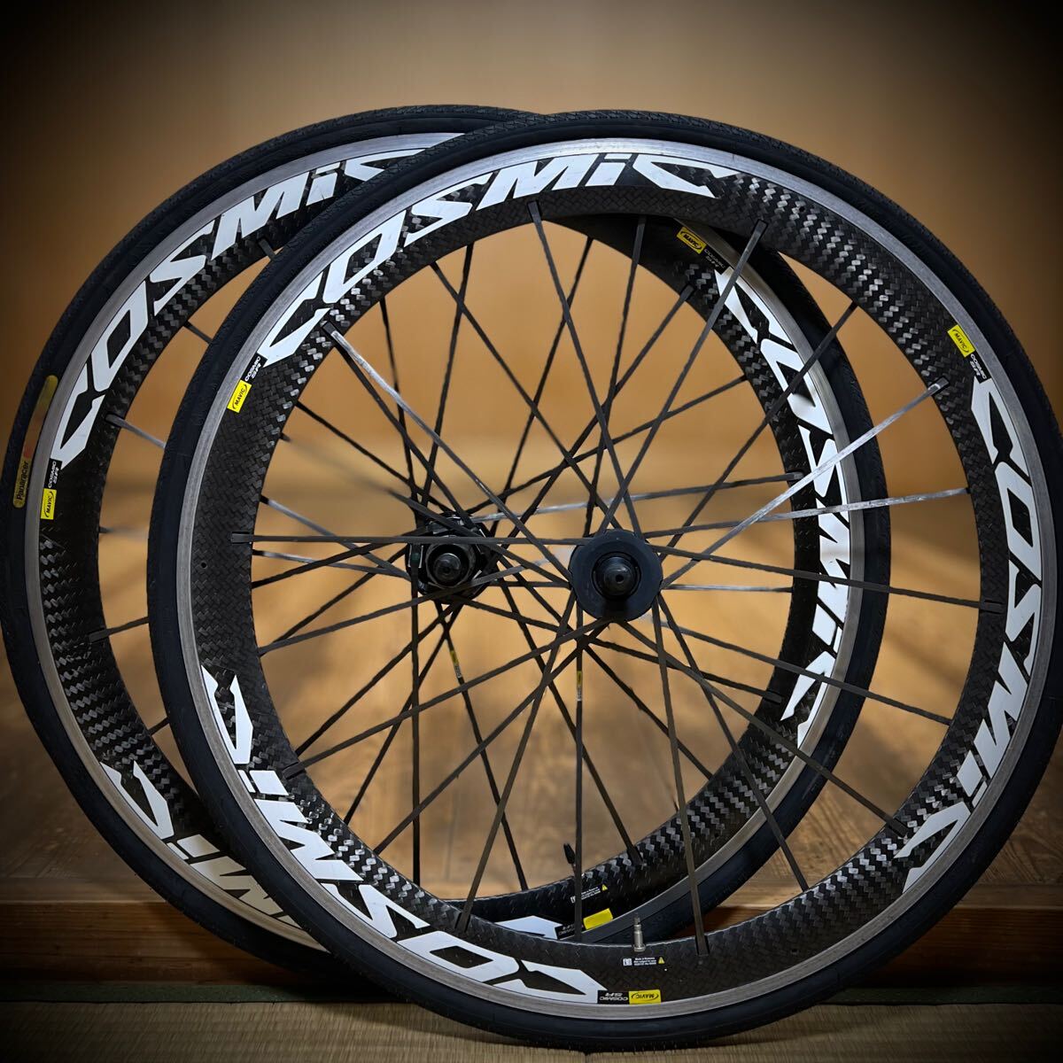 mavic cosmic sr クリンチャー カーボンホイール アルミリム mavic cosmic sr クリンチャー カーボンホイール アルミリム