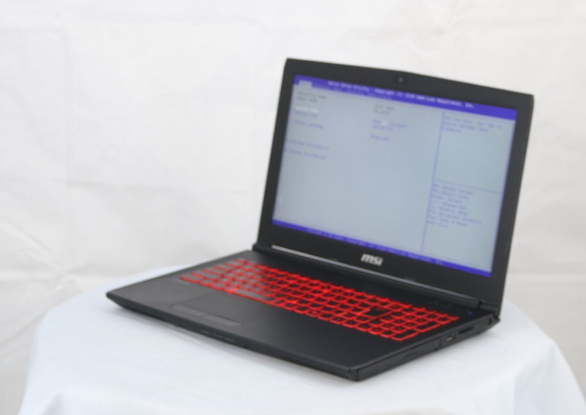 Yahoo!オークション - MSI GL62 7RDX-1079JP - Core i7 7700HQ 2.80GHz...