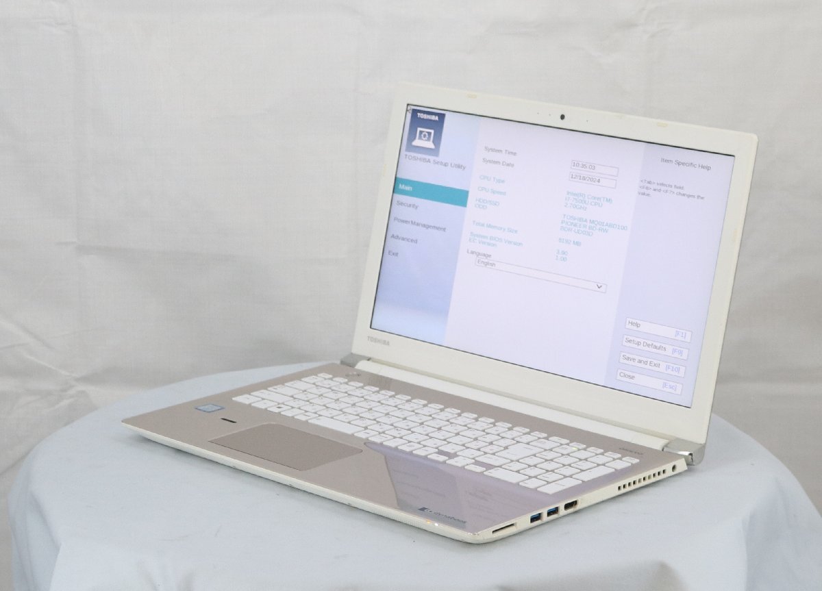 TOSHIBA PT75CGP-BJA2 dynabook T75/CG Core i7 7500U 2.70GHz 8GB 1000GB 1週間保証(15インチ～)｜売買されたオークション ...